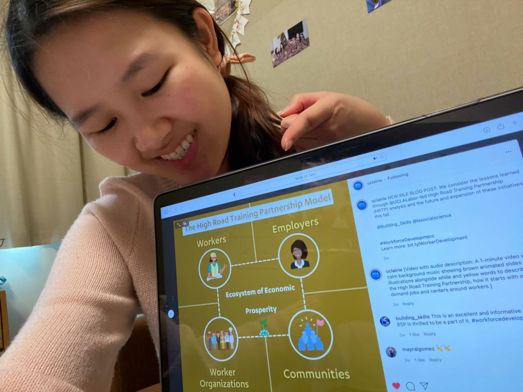 Tina Ly uplifts IRLE research through content design - Institute for ...